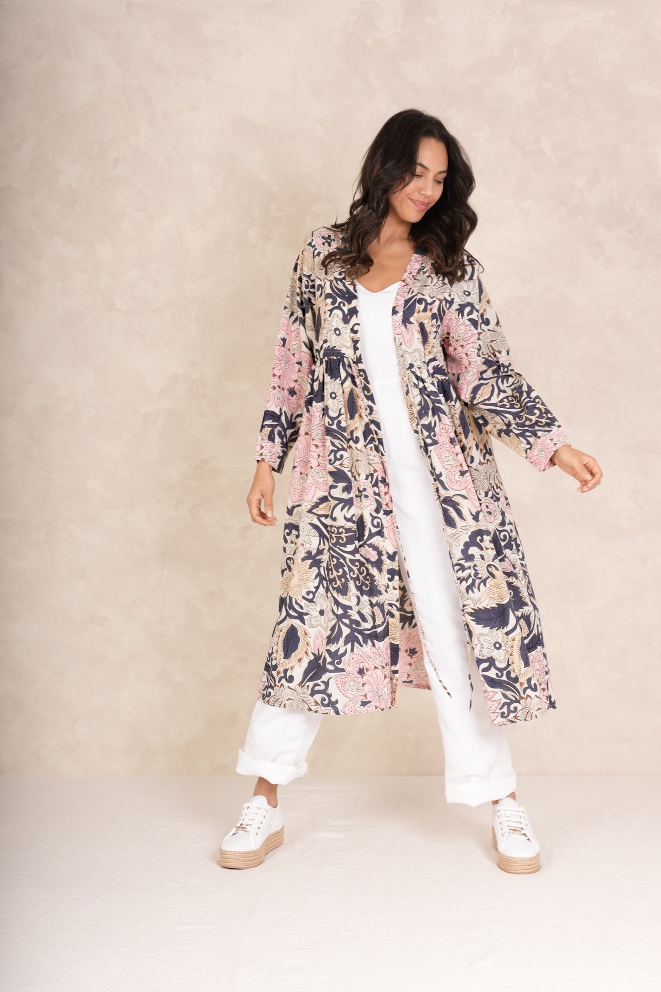 Block Taupe Duster Jacket – One Hundred Stars
