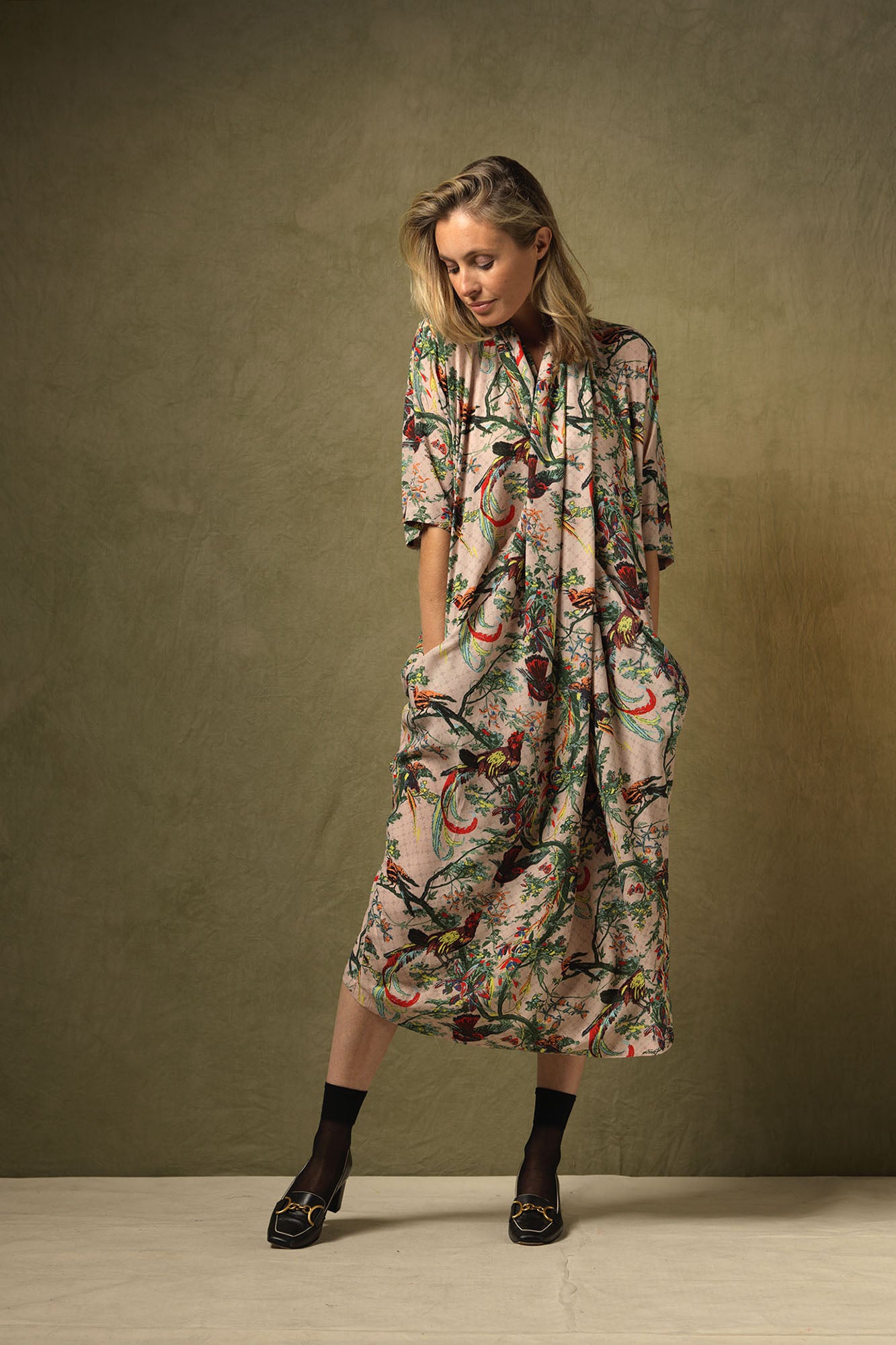 Chinoiserie Pink Rachel Dress – One Hundred Stars