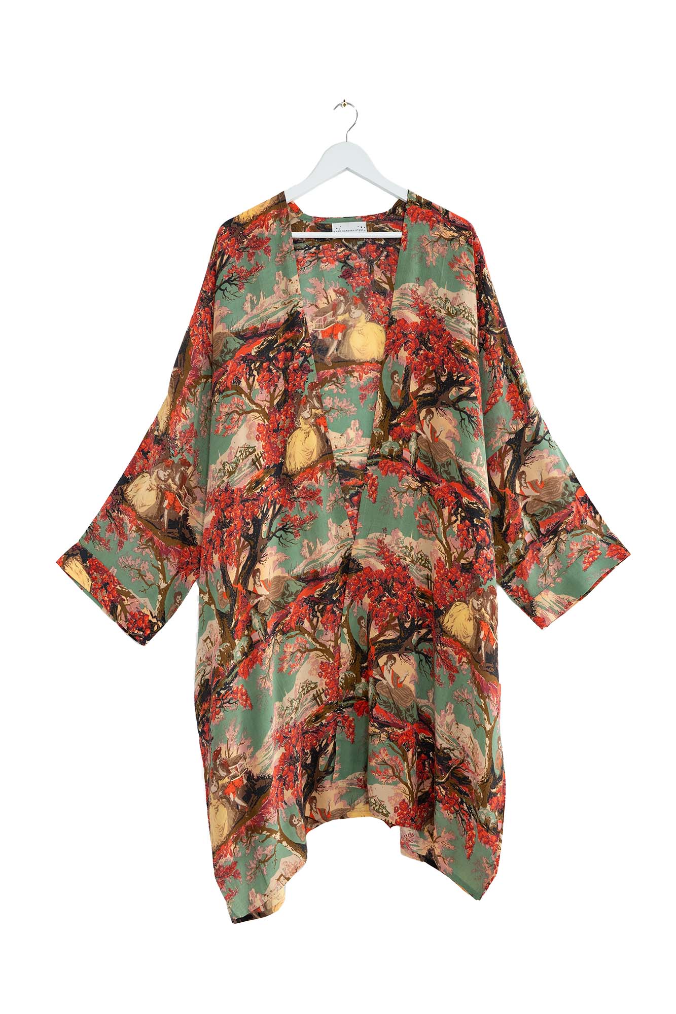 Country Toile Berry Grande Kimono – One Hundred Stars