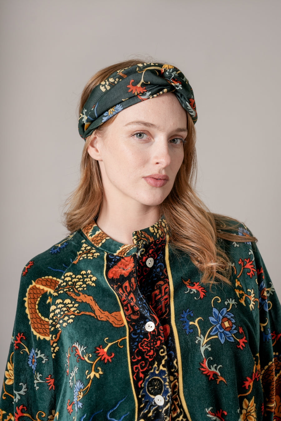 Dragon Green Headband – One Hundred Stars