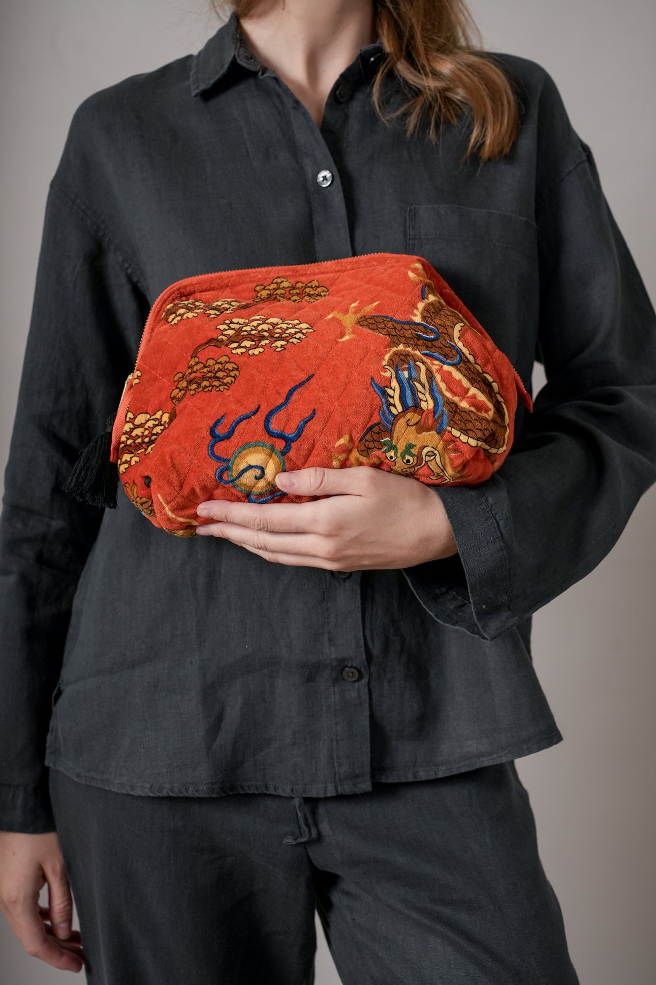 Dragon Rust Velvet Pouch – One Hundred Stars