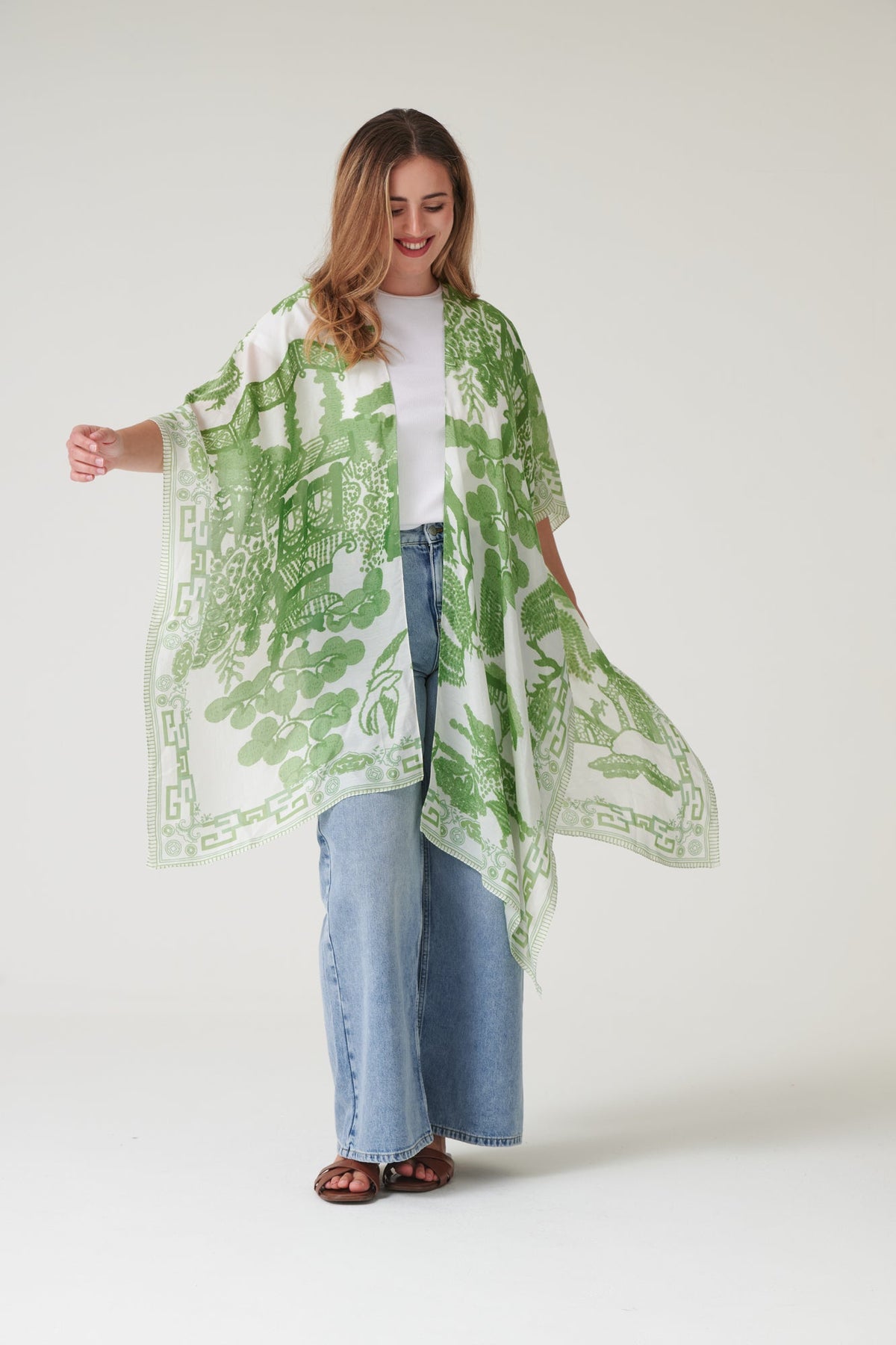 Giant Willow Green Throwover – One Hundred Stars